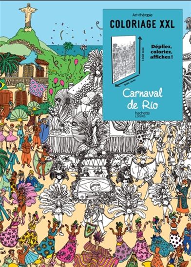 Coloriage XXL : Carnaval de Rio | Archambault