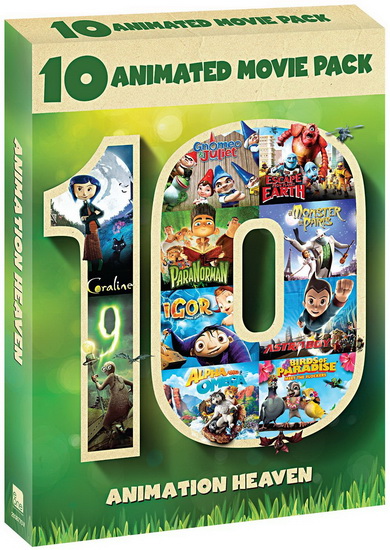 Animation Heaven : 10 Animated Movie Pack | Archambault