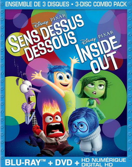 Inside Out (Sens dessus dessous)(Blu-Ray+DVD) | Archambault
