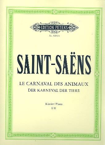 Le Carnaval Des Animaux (2 Pianos, 4 Mains) | Archambault