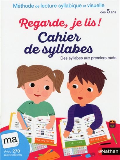 Cahier de syllabes et des premiers mots dès 5 ans | Archambault