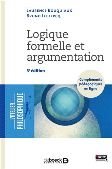 Logique formelle et argumentation 3e éd. | Archambault