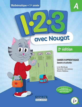 1, 2, 3 avec Nougat : mathématique : 1re année du primaire : cahiers d ...