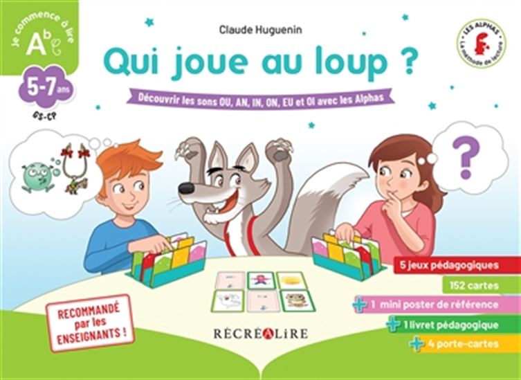 Qui joue au loup : découvrir les sons ou, an, in, on, eu et oi avec les ...