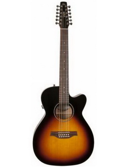 Guitare Acoustique S12 12 Cordes Concert Hall Cutaway Sunburst GT ...