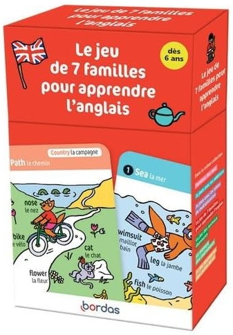 Jeu des 7 familles pour apprendre l'anglais(Le) | Archambault