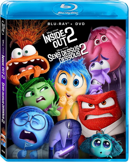 Inside Out 2 (Sans dessus dessous 2) (Blu-ray+DVD) | Archambault