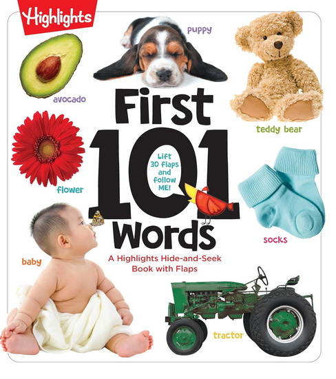 First 101 Words: Hidden Pictures Lift-the-Flap Board Book, Learn ...